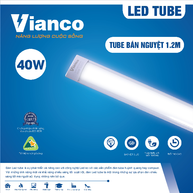 Đèn tuýp led bán nguyệt là gì? Cách chọn đèn tuýp led trang trí phòng ...